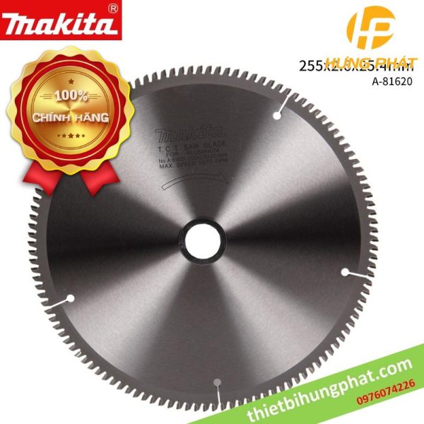 Lưỡi cắt nhôm Makita A-81620 (255mm) - Thiết Bị Hưng Phát